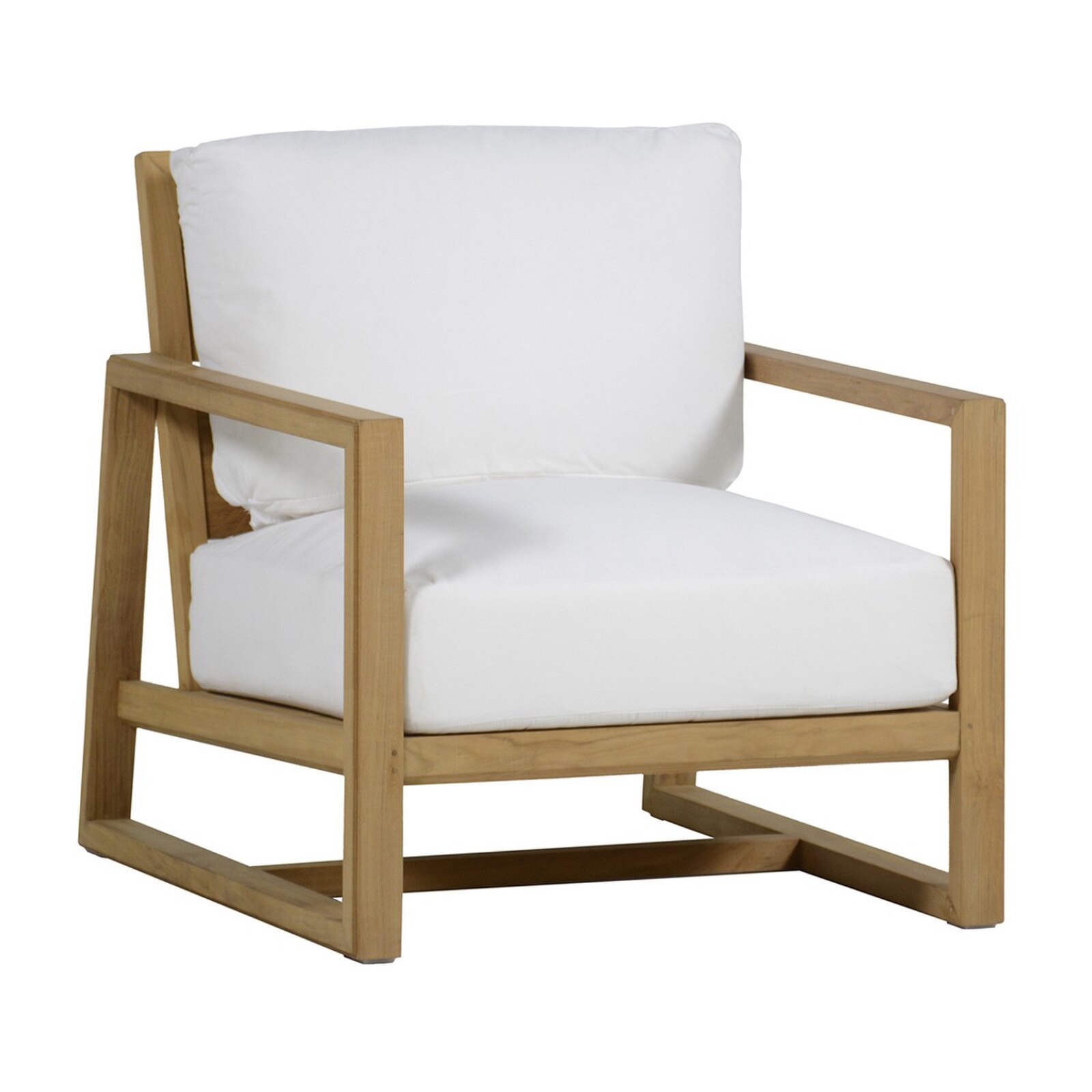 Summer Classics Avondale Natural Teak Outdoor Lounge Chair