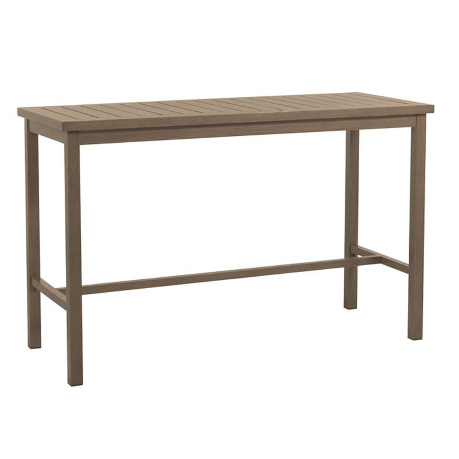 Summer Classics Club Oak Aluminum Bar Table