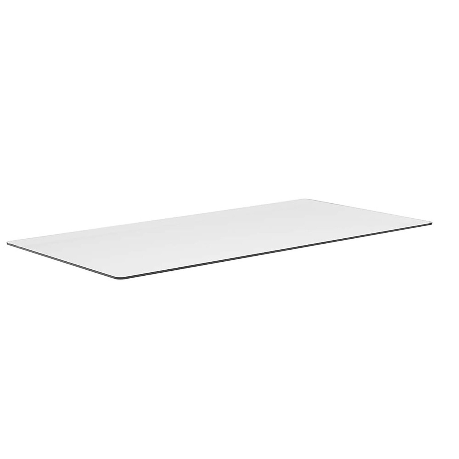 Sunpan 96" Rectangular Clear Glass Dining Table Top