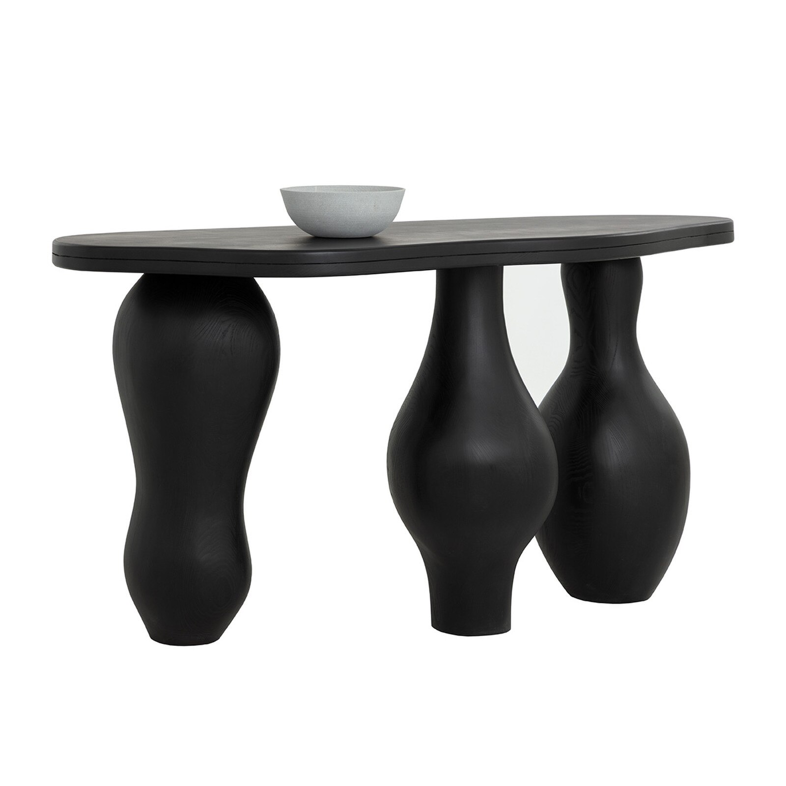 Sunpan 59" Miro Wood Console Table - Black