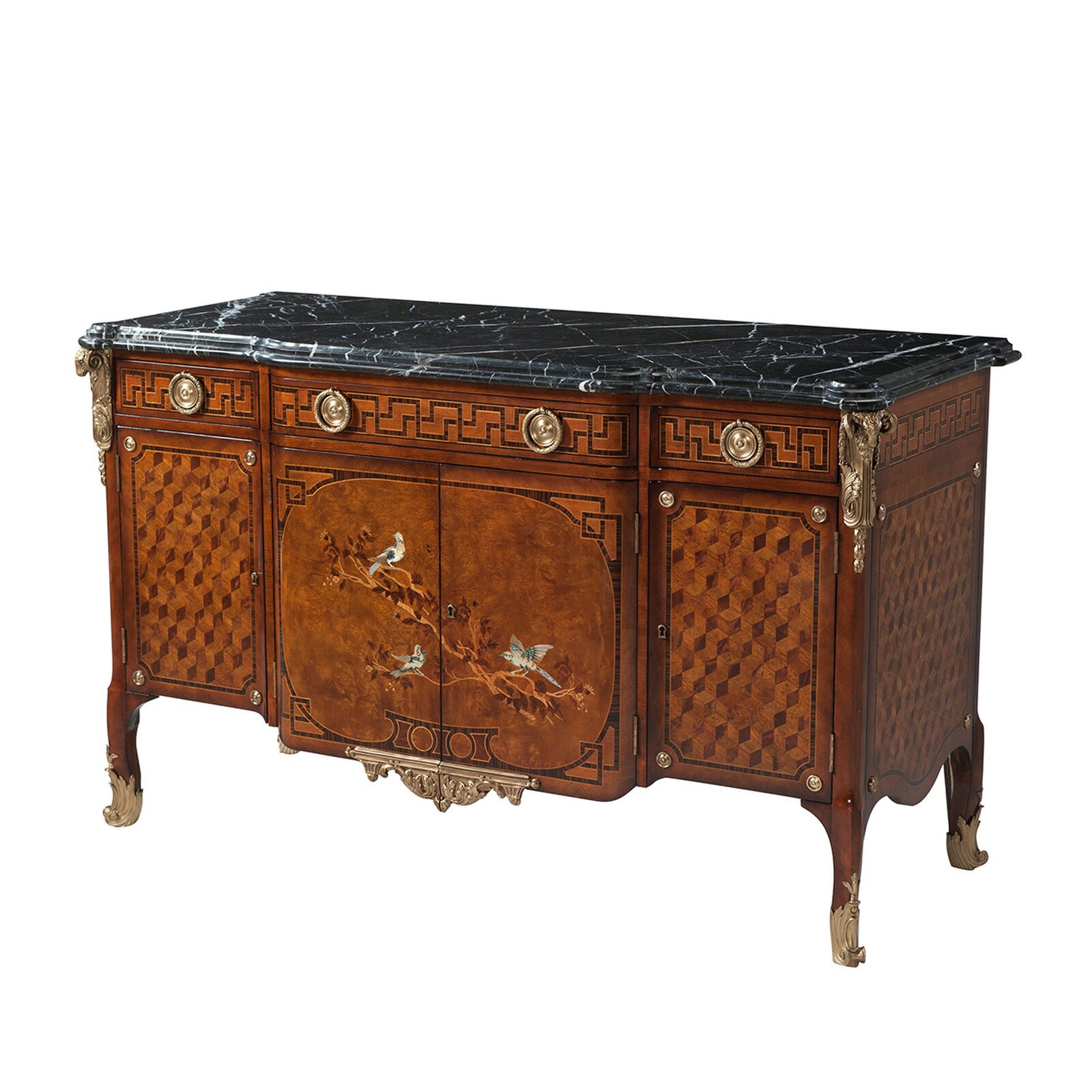 Theodore Alexander King's Aviary Sideboard Cabinet