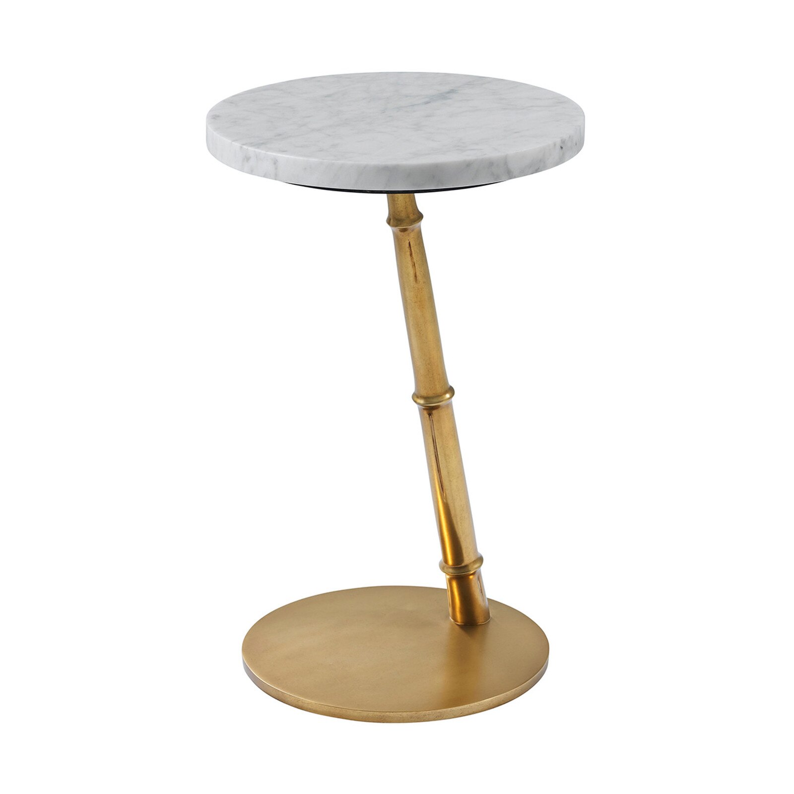 Theodore Alexander 14" Kesden Brass Accent Table 1