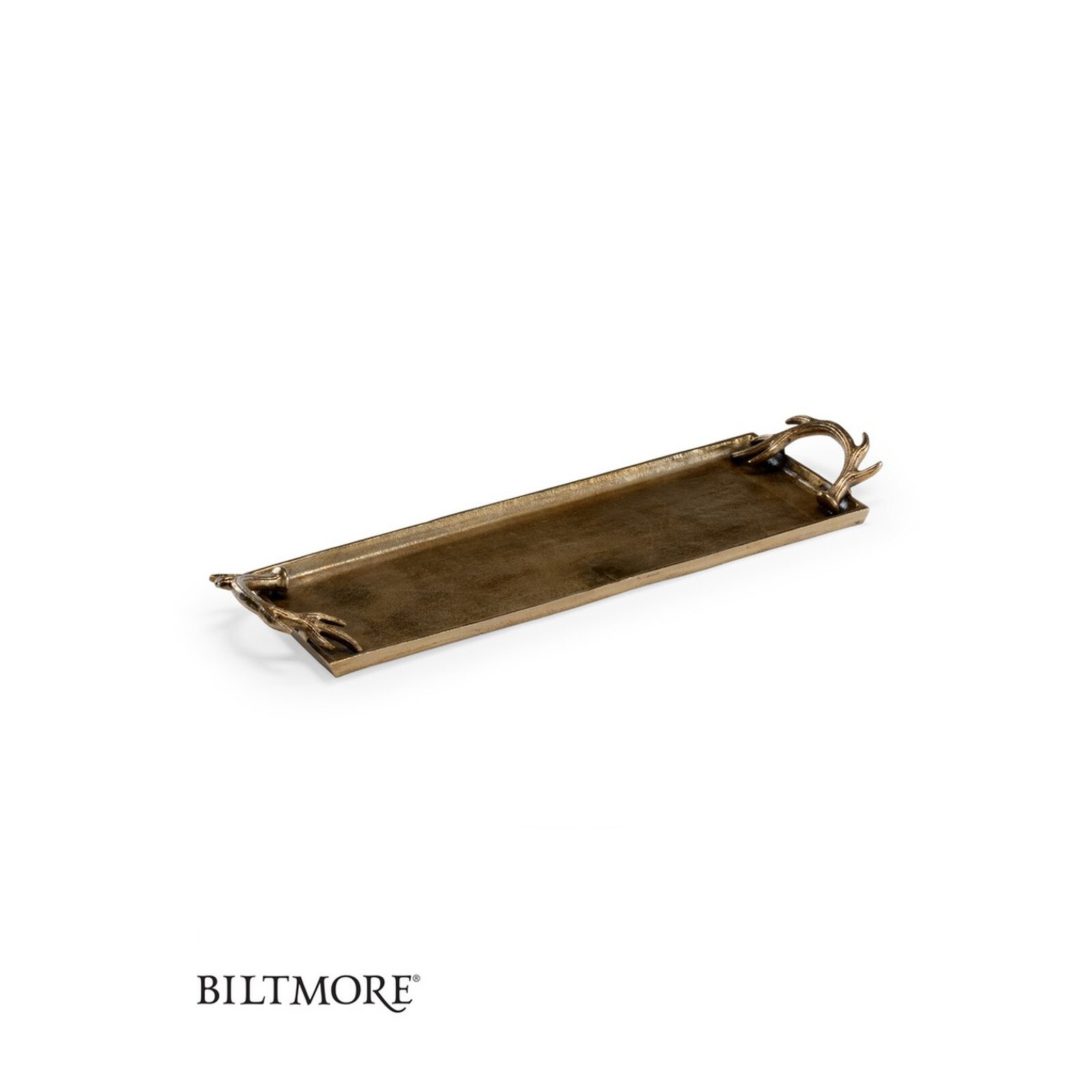 Wildwood Diana Rectangular Brass Tray